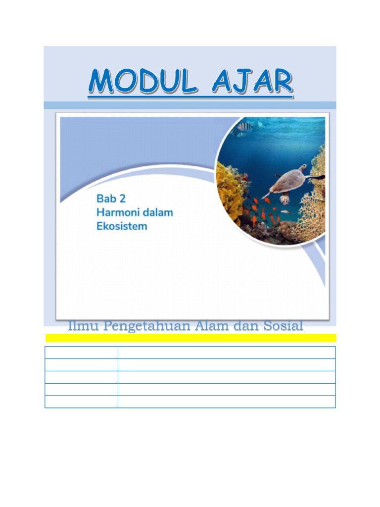 Modul Ajar Pse | PDF | Karier & Perkembangan