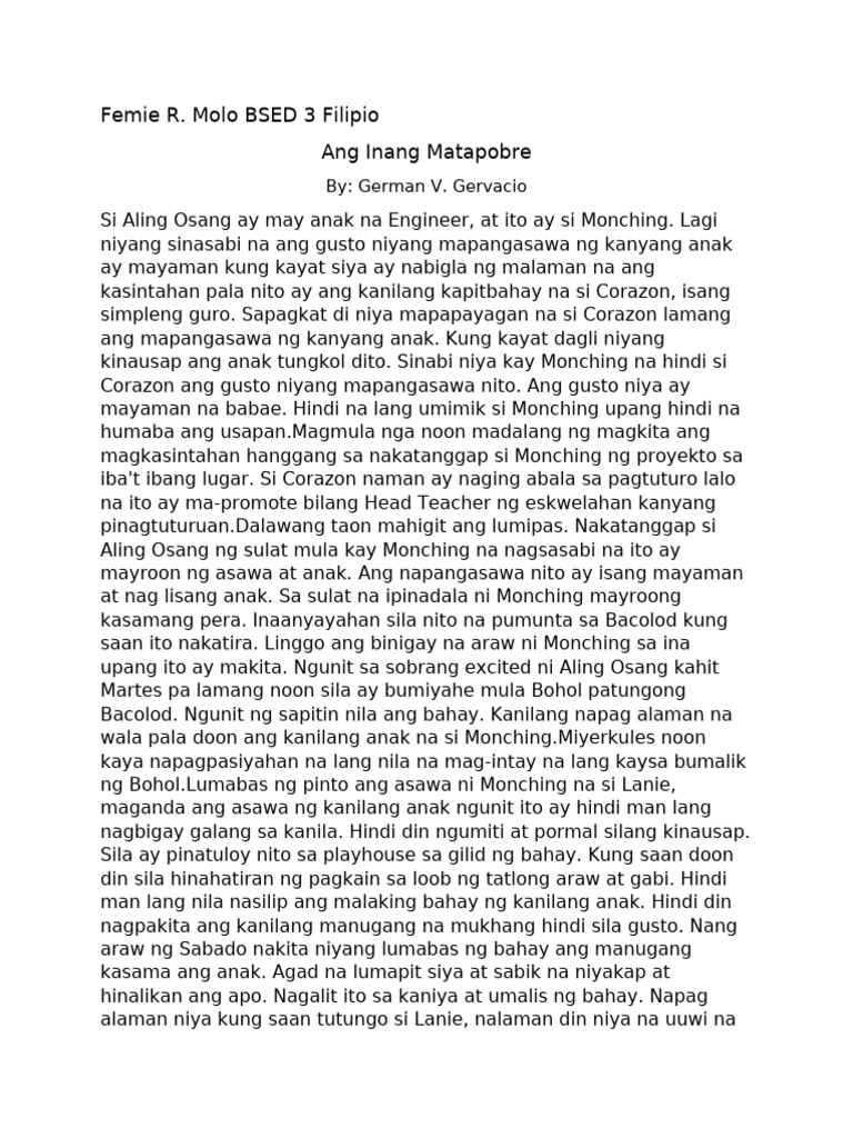 Maikling Kwento | PDF