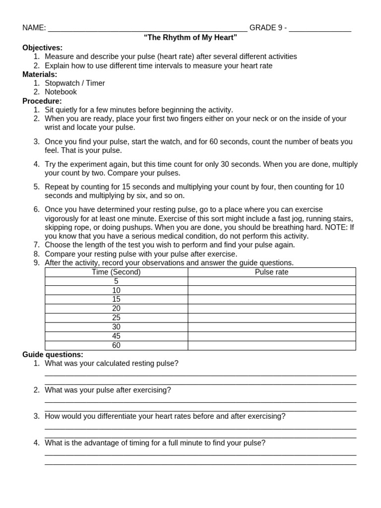 The Rhythm of My Heart | PDF