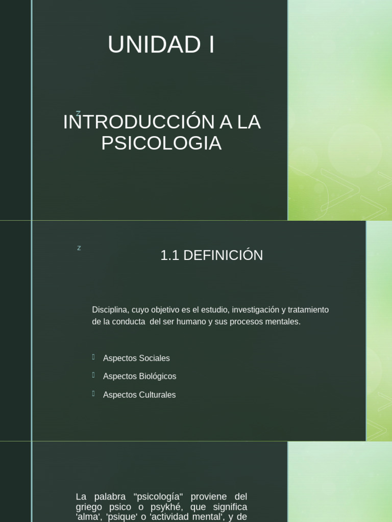 Unidad I... 1.1 Definicion, Corrientes y Escuelas. | PDF