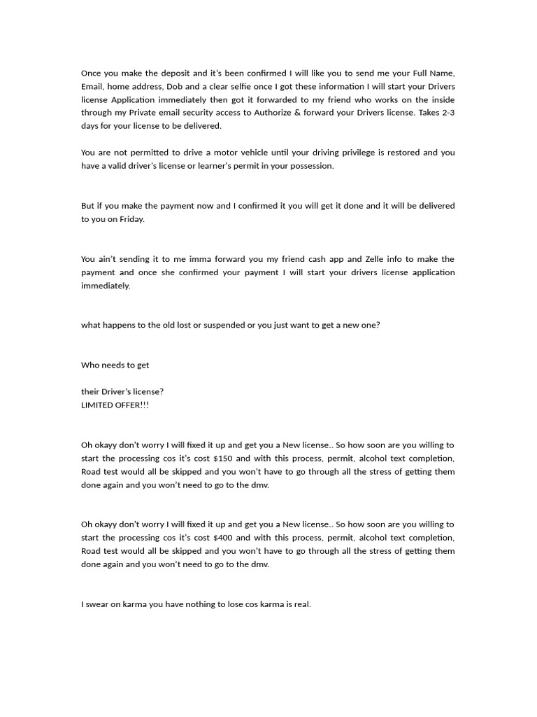 Completed License Format | PDF | Driver's License | Career & Growth