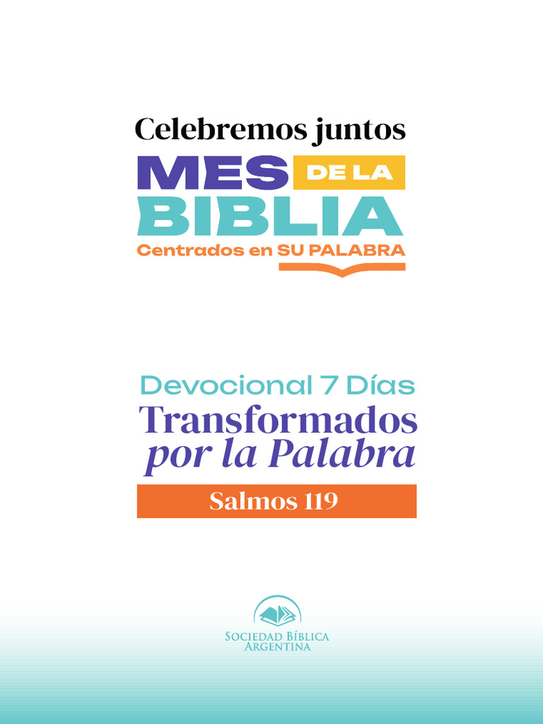 Devocional 7 Días Salmo 119 MDLB 2023 | PDF