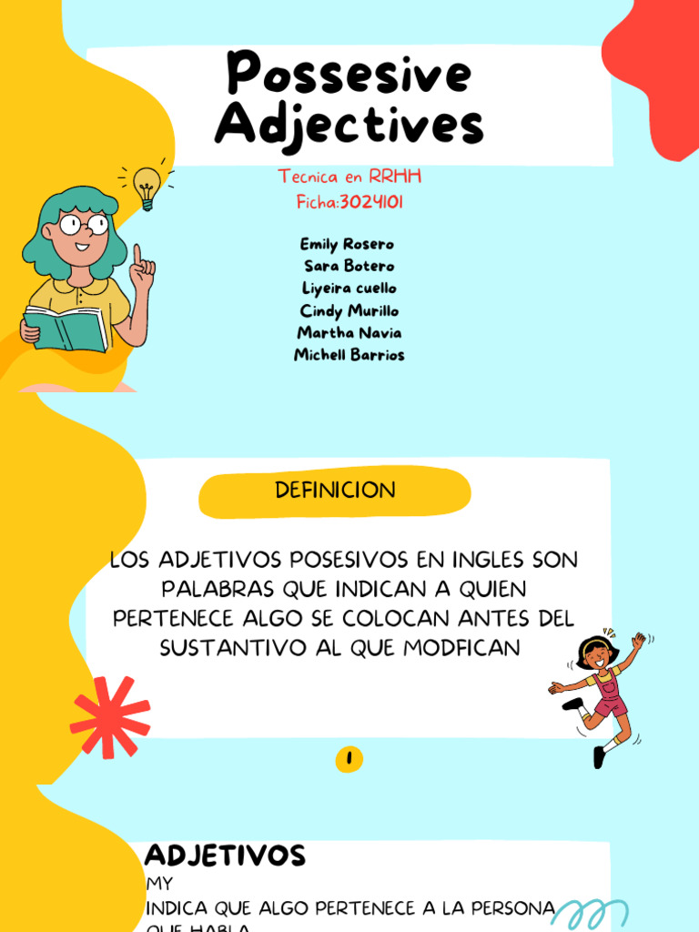 Colorful Illustrative Comparative Adjectives Presentation Recurso de ...
