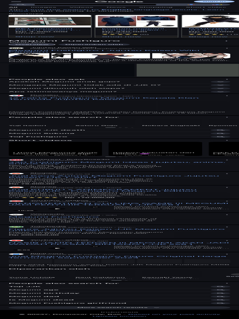 Megumi JJK - Google Search | PDF