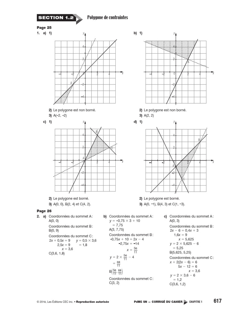 PdM5 SN Guide Corrige Vrac Section1-2 | PDF