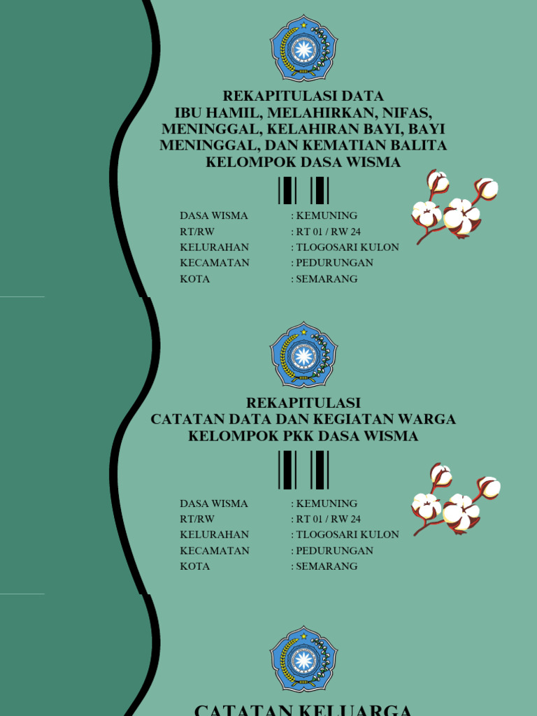 Cover Laporan PKK (38x21 CM) | PDF