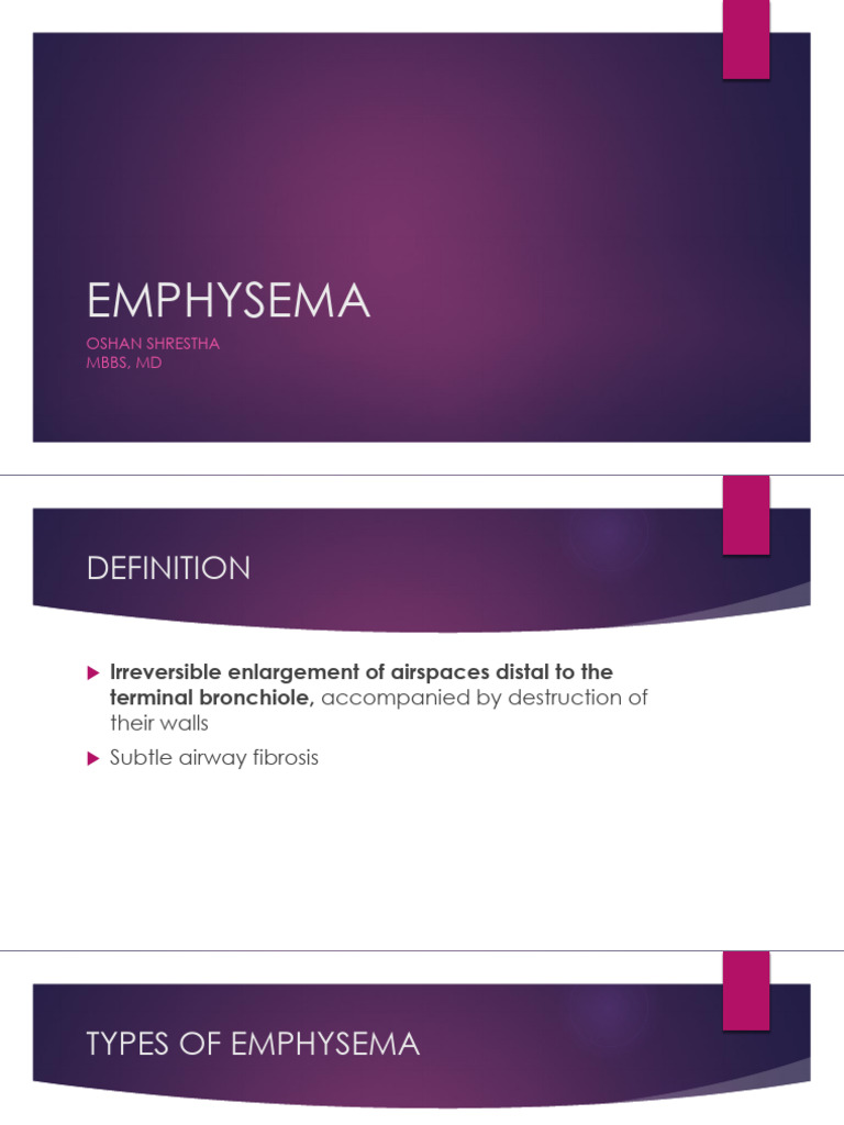 Emphysema Copd | PDF