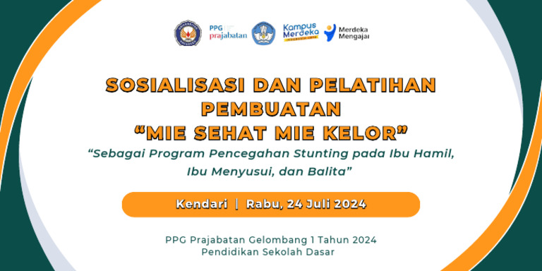 Sosialisasi Dan Pelatihan Pembuatan "Mie Sehat Mie Kelor" | PDF