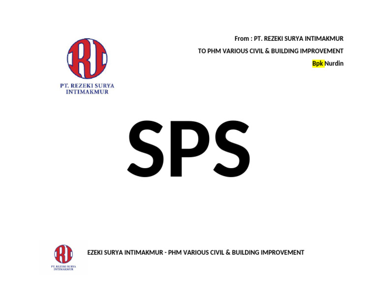 Tag Pengiriman SPS | PDF