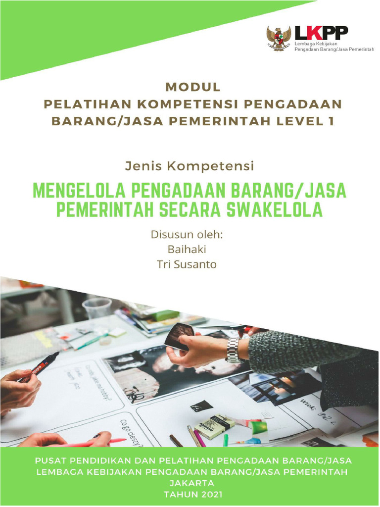 Modul LKPP Swakelola | PDF