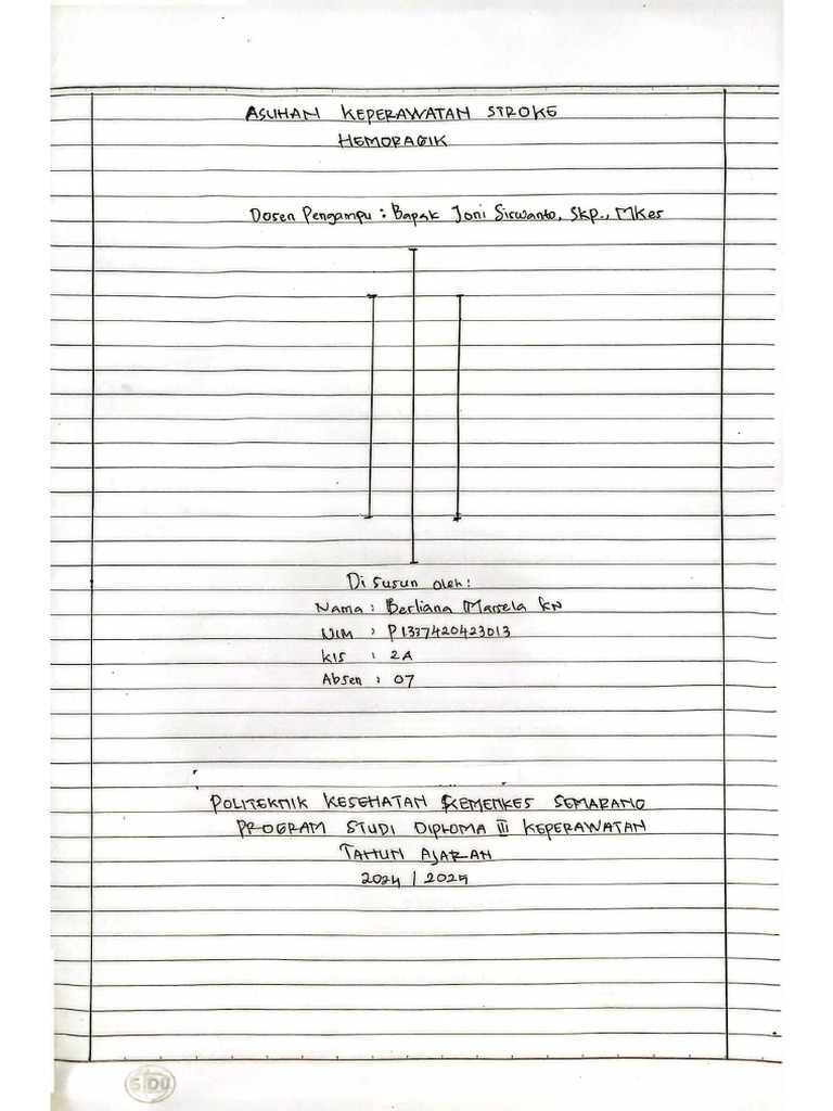 Askep Stroke KMB Ii | PDF