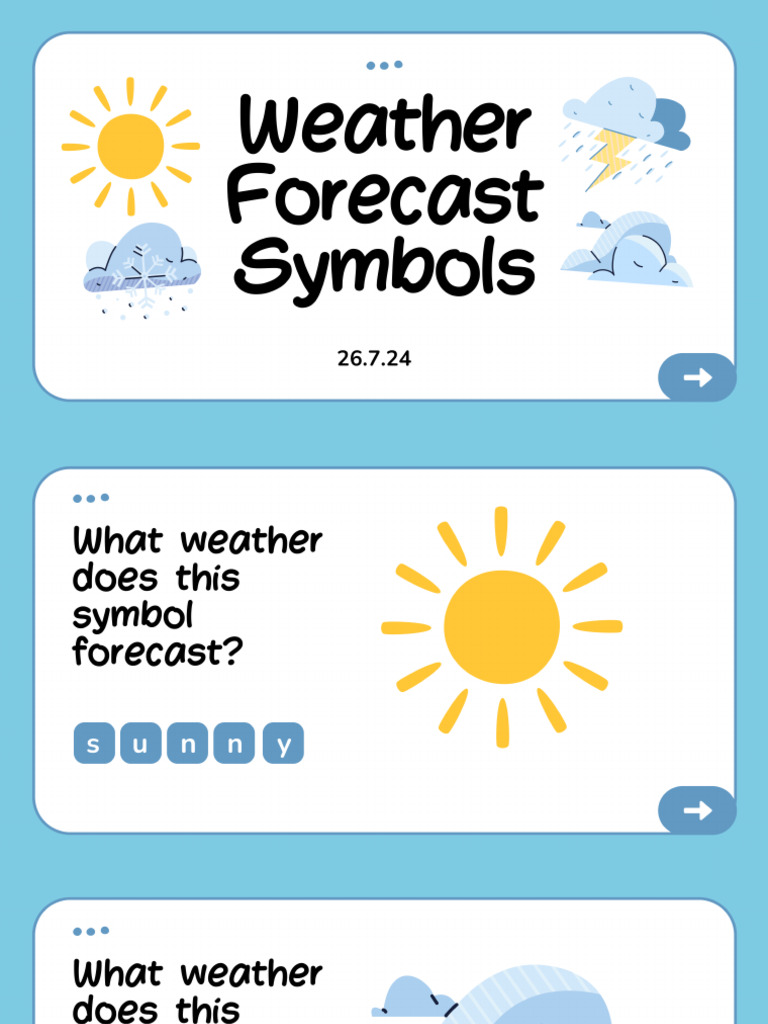 Weather Forcast Symbol | PDF