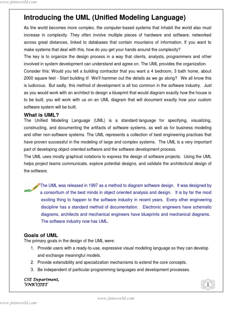 UML Notes | PDF