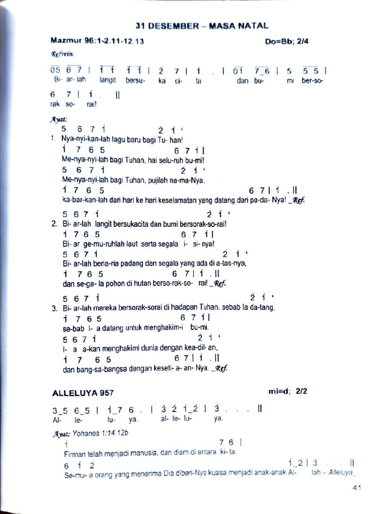 Mazmur Dewasa Pilihan 2 | PDF