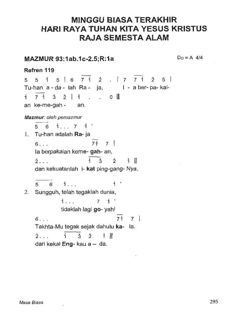 Mazmur DEWASA PILIHAN 1 | PDF