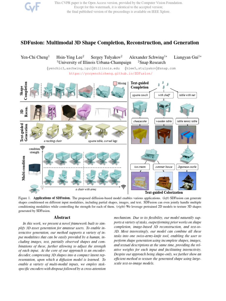 Cheng SDFusion Multimodal 3D Shape Completion Reconstruction and ... Cheng SDFusion Multimodal 3D Shape Completion Reconstruction and ...