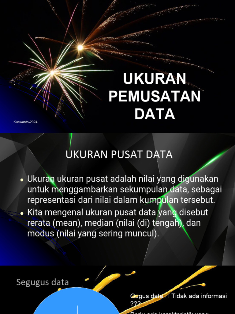 Statistika Ukuran Pemusatan Data | PDF