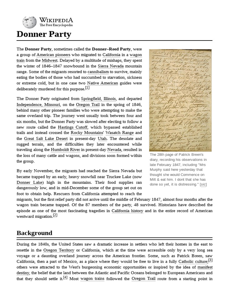 Donner_Party | PDF