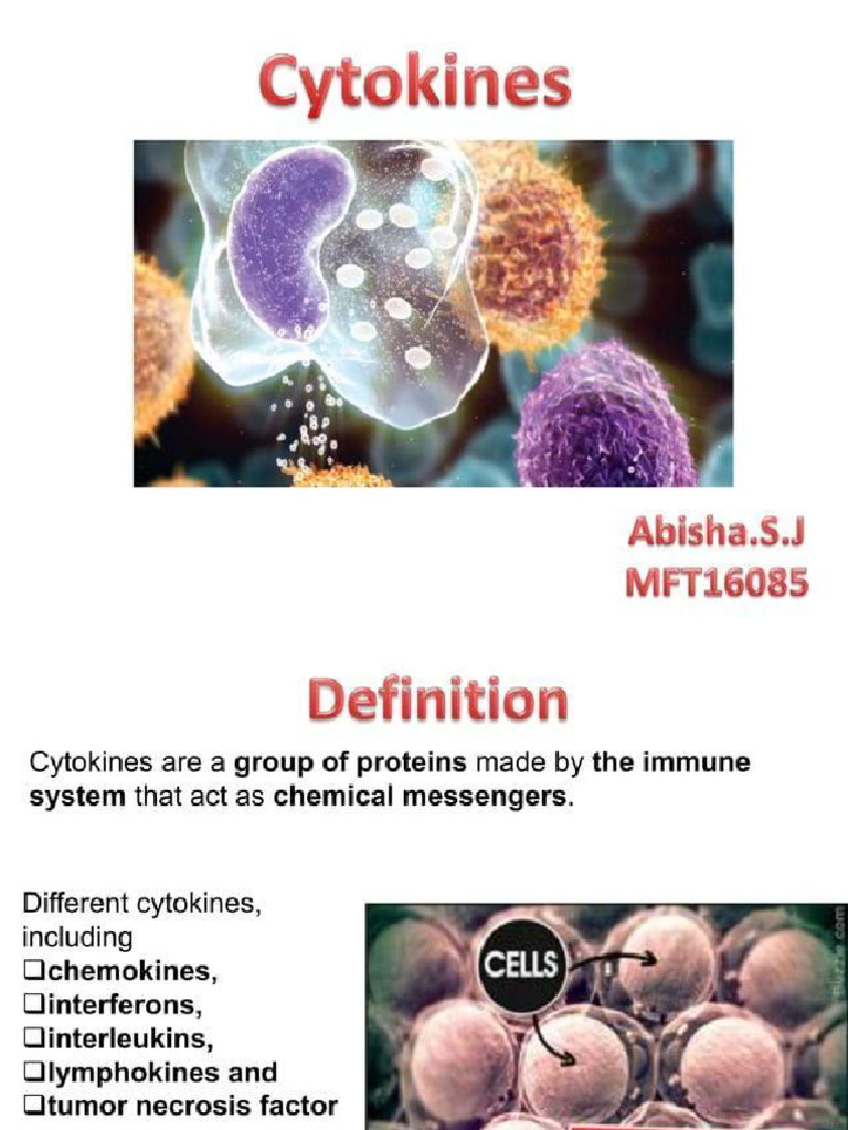 Cytokines 1 | PDF