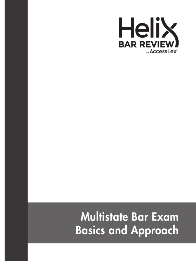 MBE Basics and Approach | PDF