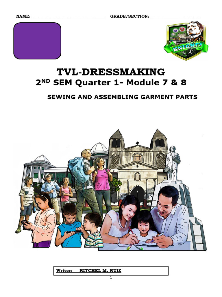DRESSMAKING Q3-w7 - 8 | PDF