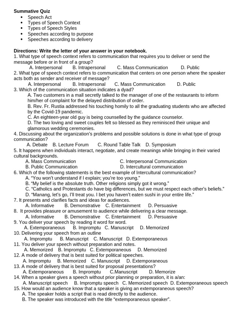 Summative Quiz - Reporting | PDF