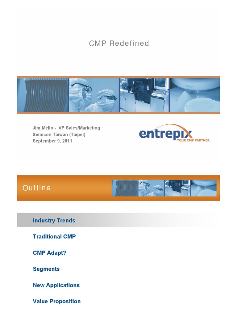 CMP Redifined Semicon Taiwan 2011 | PDF | Semiconductor Device ...