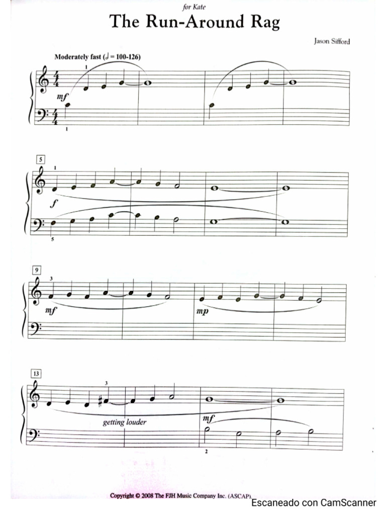 The Run - Around Rag, Jason Sifford | PDF