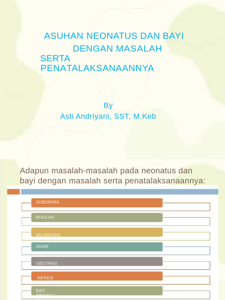 6a.neonatus Dengan Masalah | PDF