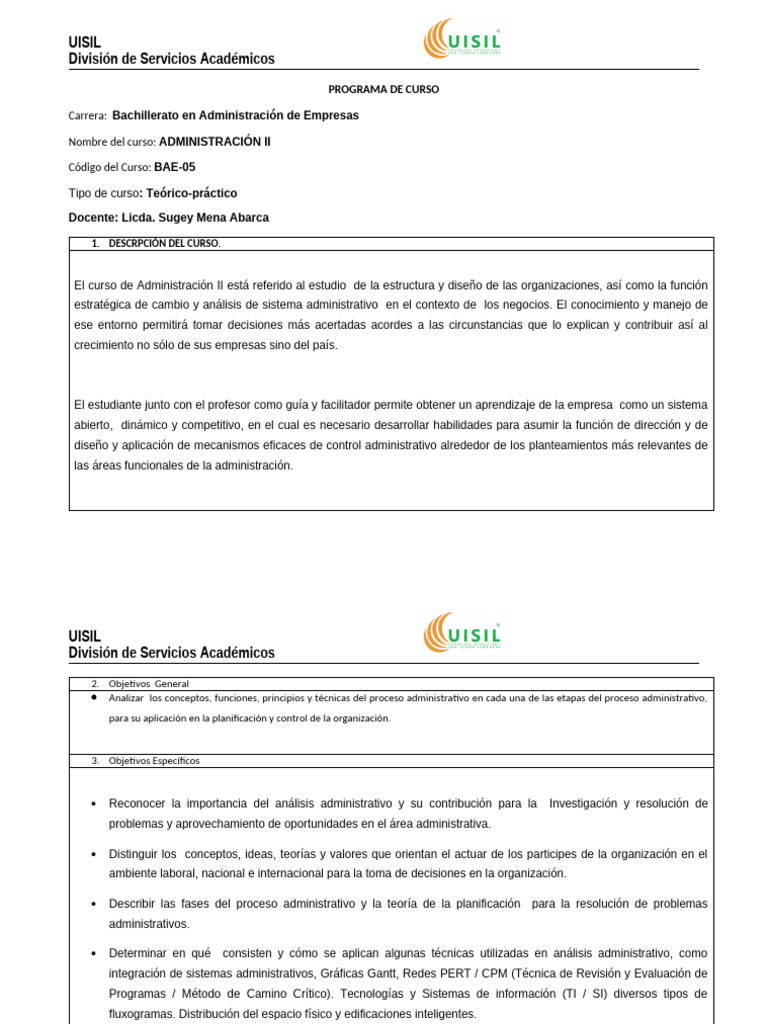 Programa Virtual Ia (Bae-03) | PDF