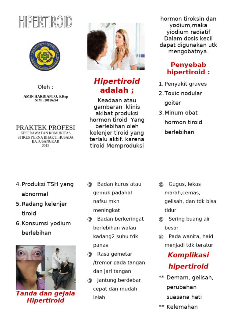 Leafleat Hipertiroid | PDF
