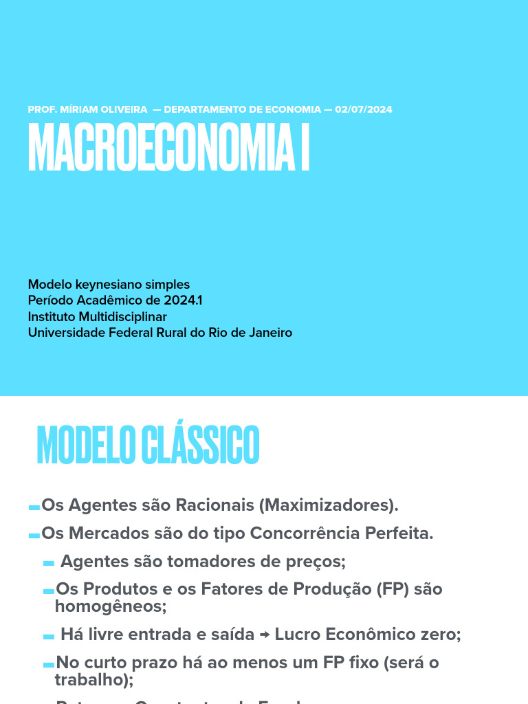 Aula 01 - Macro 1 | PDF