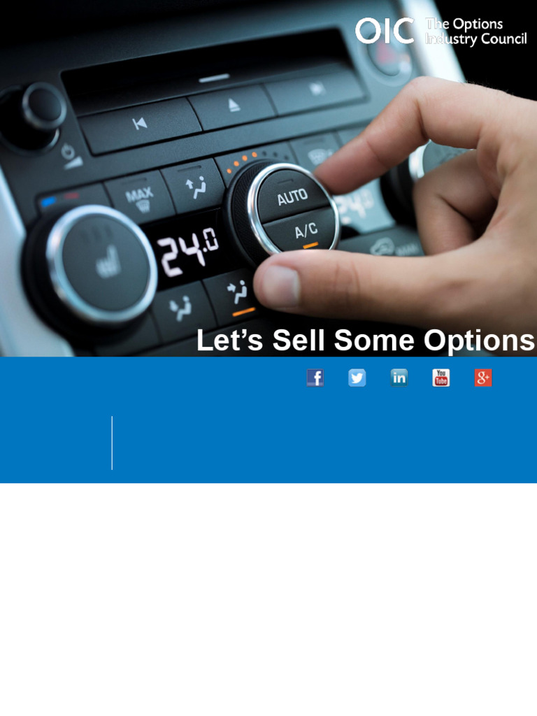Lets Sell Some Options | PDF