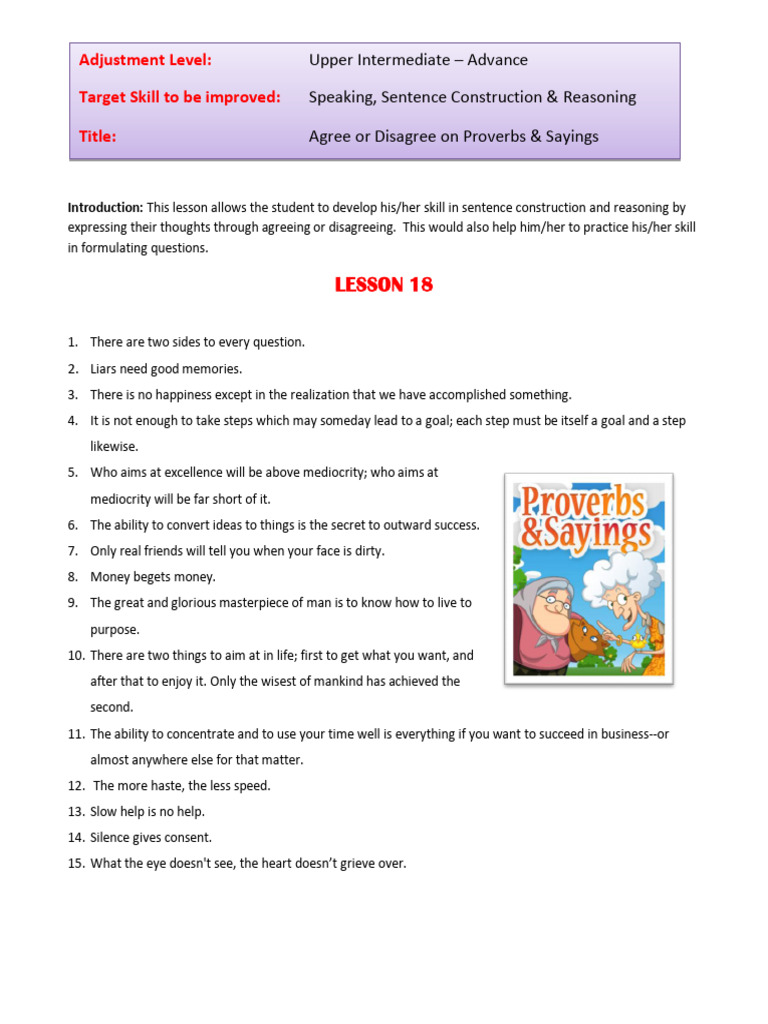 Lesson 18 | PDF