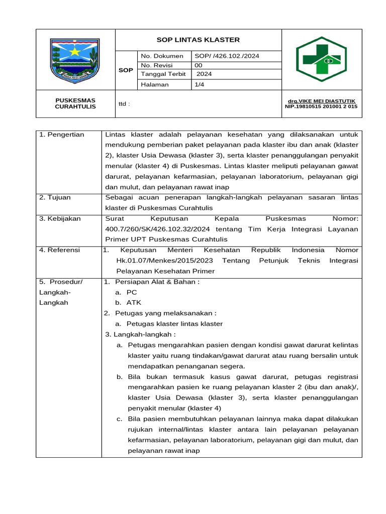 Klaster 5 (Lintas Klaster) | PDF