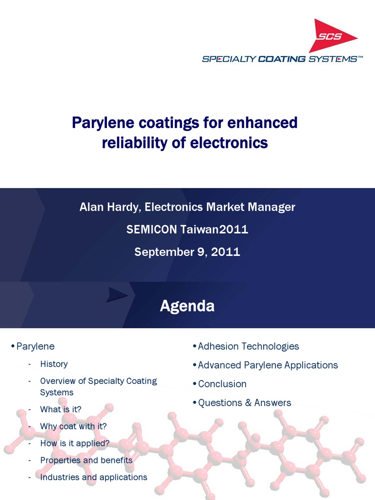 Parylene Coatings For Enhanced Reliability of Electronics - Semicon ...