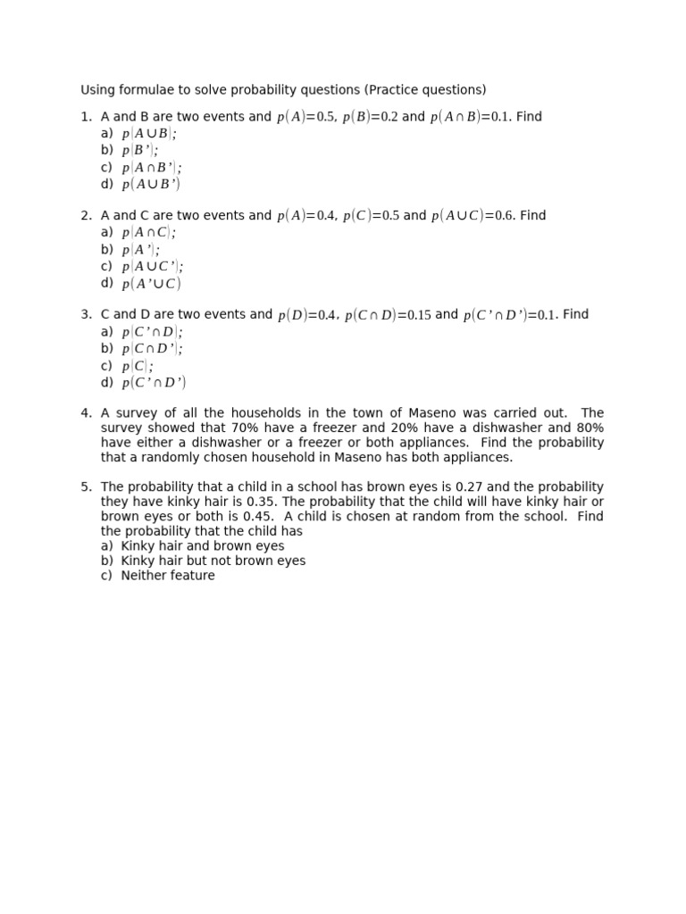 MAS 103_Exercise 2 | PDF