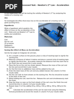 Student Exploration: Fan Cart Physics | PDF | Newton's Laws Of Motion ...