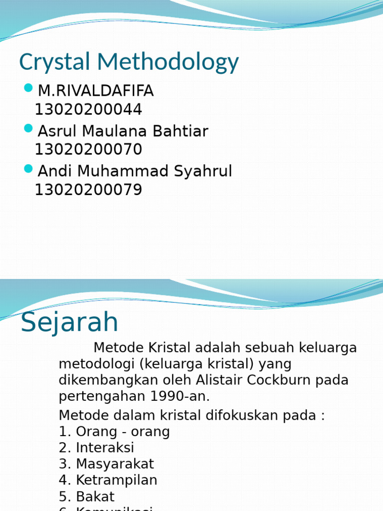 Tugas RPL - Model Crystal | PDF