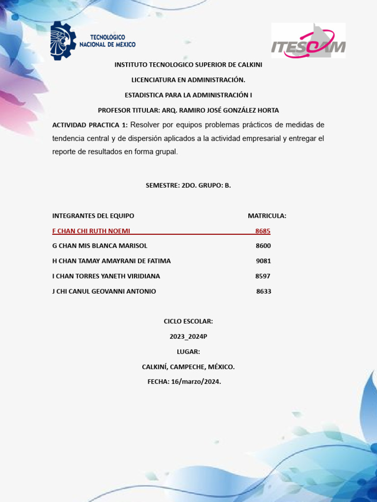 Práctica P1 Eq 2 2B. | PDF