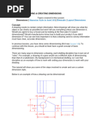 Dimension Styles & Annotation Standards | PDF