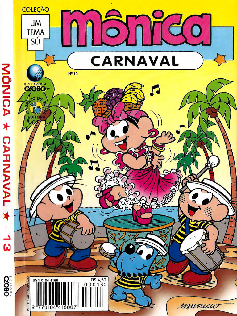 Coleção Um Tema Só 013 - Mônica - Carnaval - Editora Globo | PDF