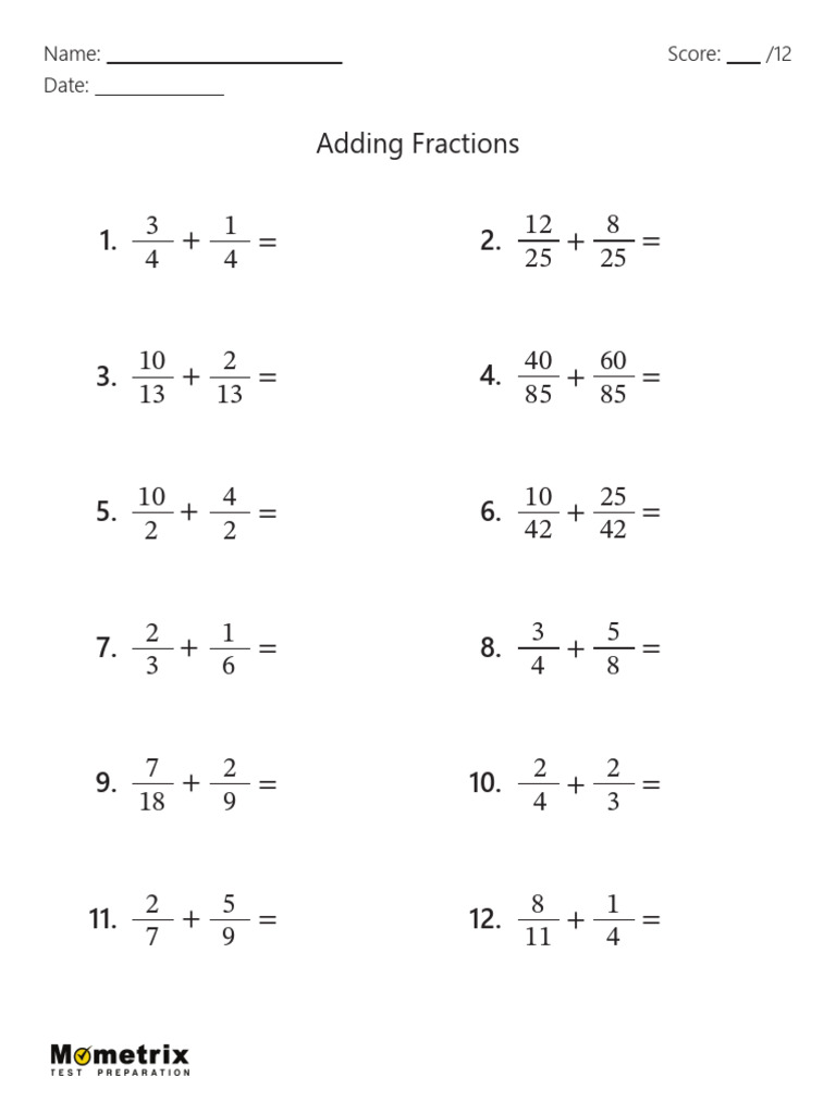 Adding-and-Subtracting-Fractions-Worksheets | PDF