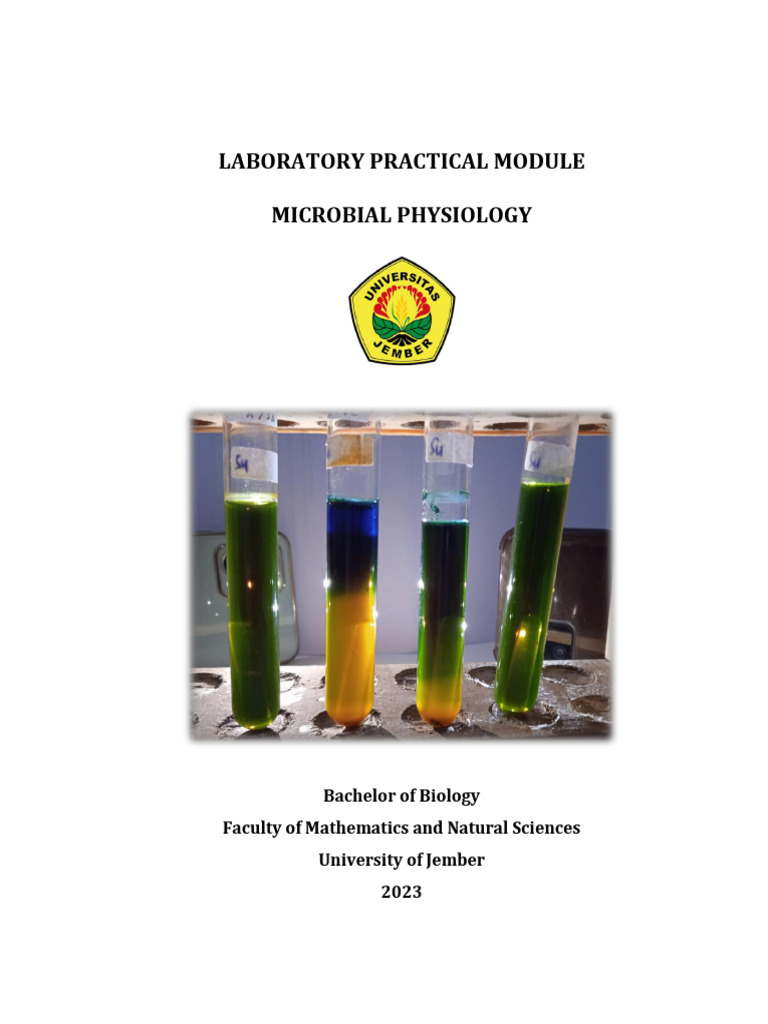 Microbial Physiology - Practical Module_2024 (1) | PDF