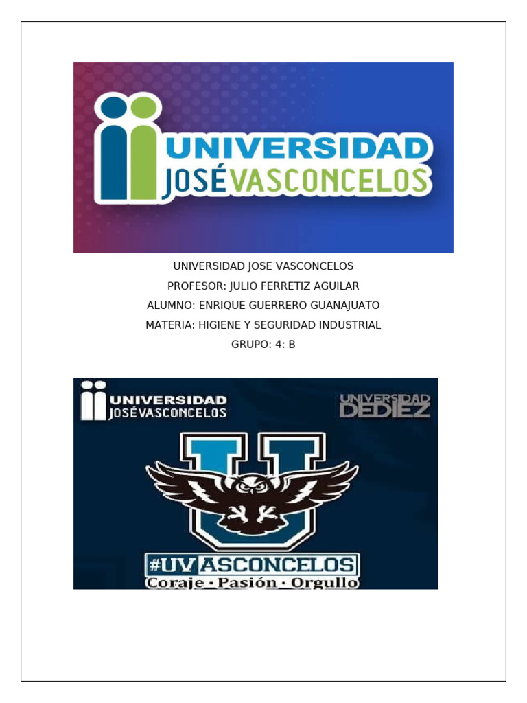 UNIVERSIDAD JOSE VASCONCELOS | PDF