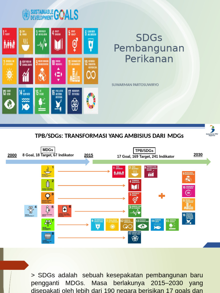 SDGs Pembangunan Perikanan | PDF