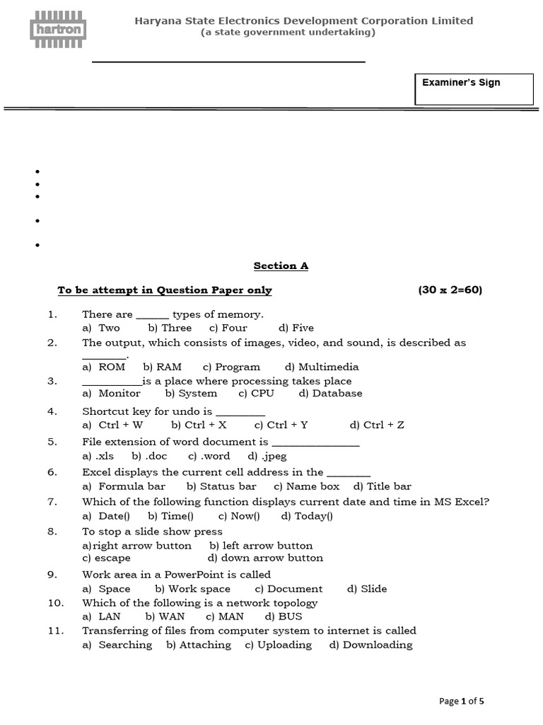 DDP Sample Paper | PDF