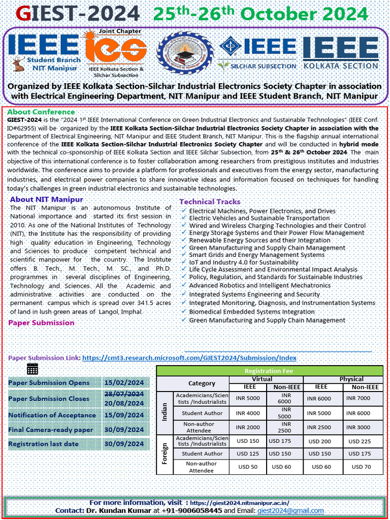 GIEST Brochure 1 Page 01.08.2024 | PDF