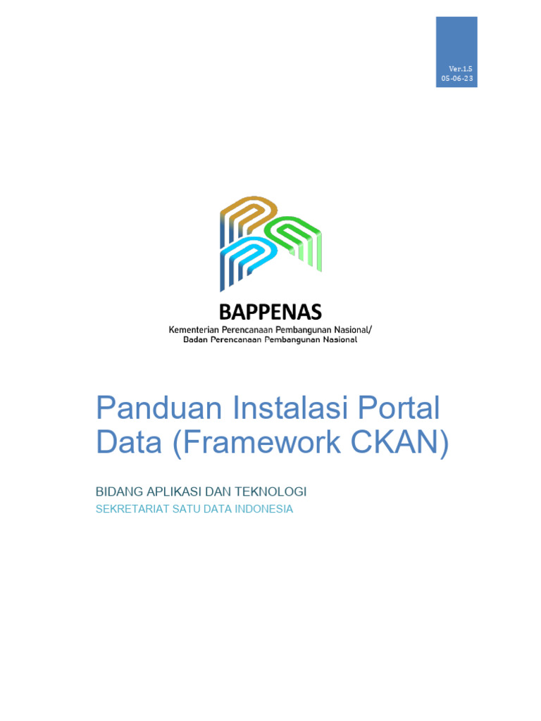 Panduan Instalasi Portal Data (Framework CKAN) - 20230605 Panduan ...