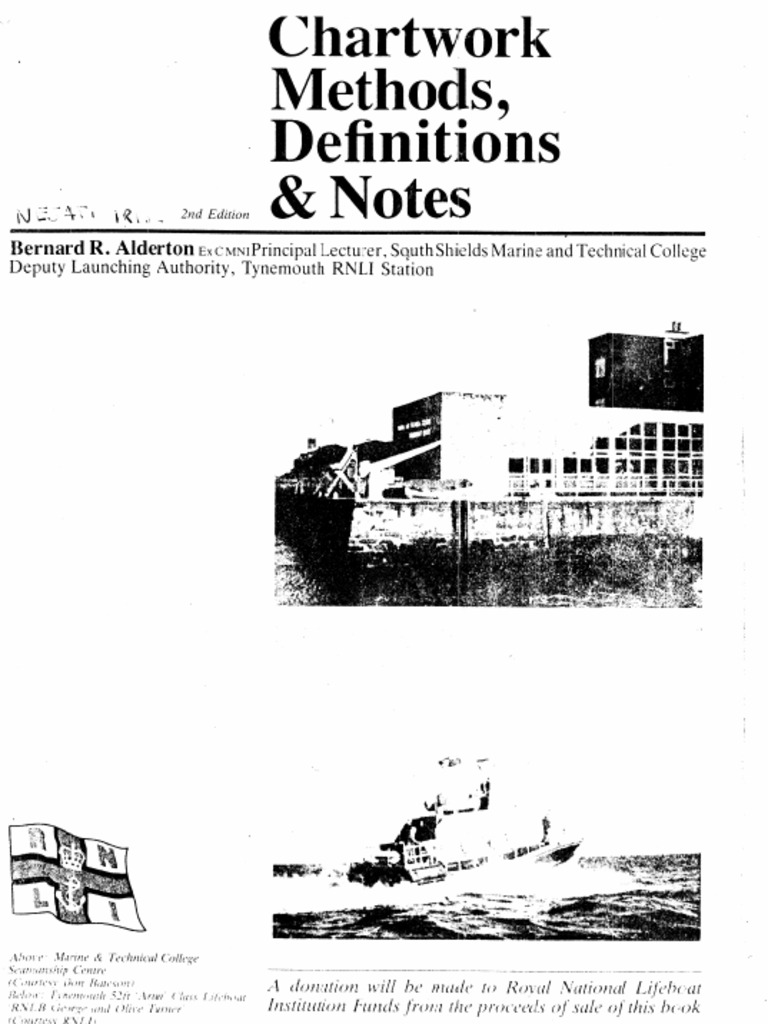 B.R. Alderson, Chartwork Methods Definitions & Notes, 2nd Edition (1982 ...